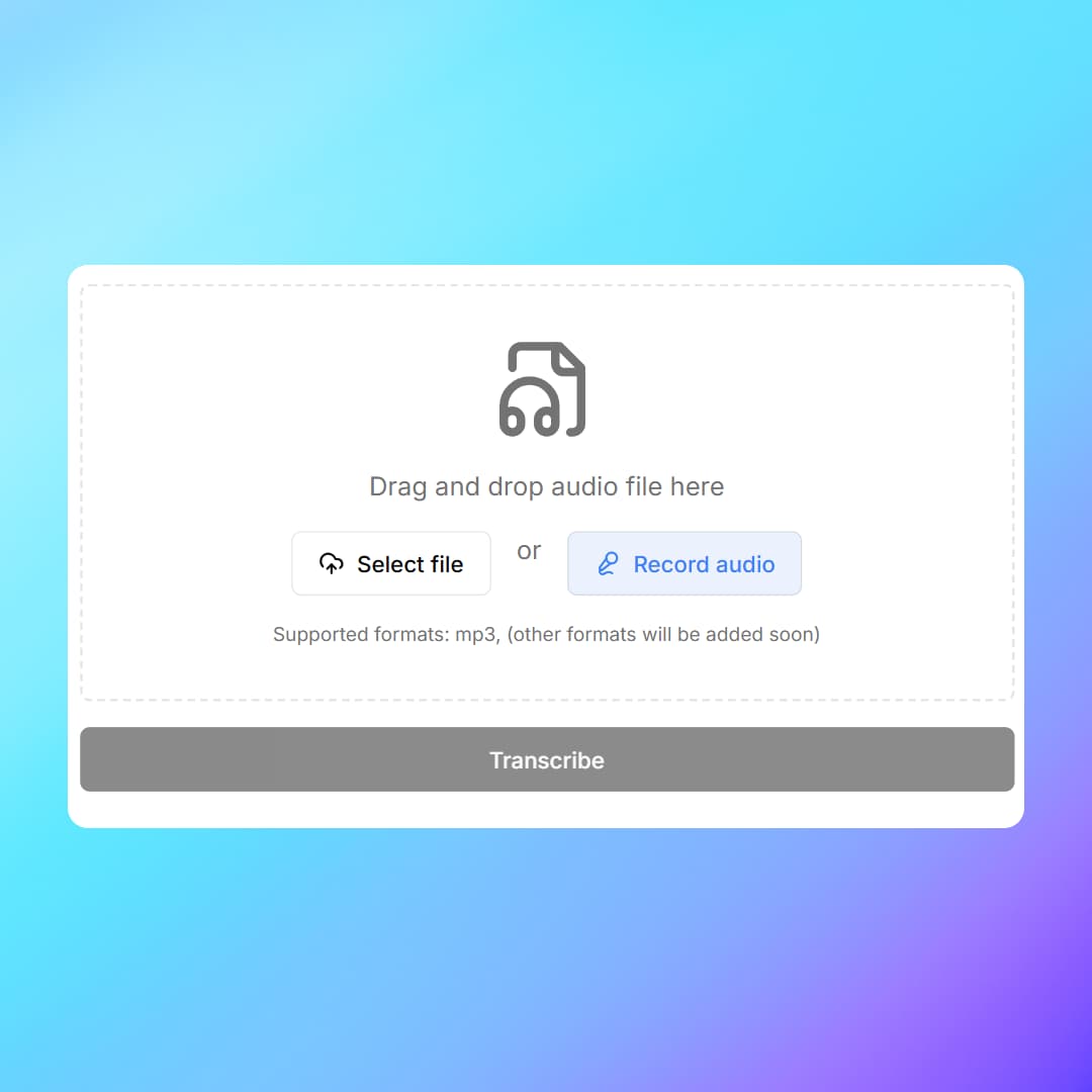 Speech to Text | Alle-AI